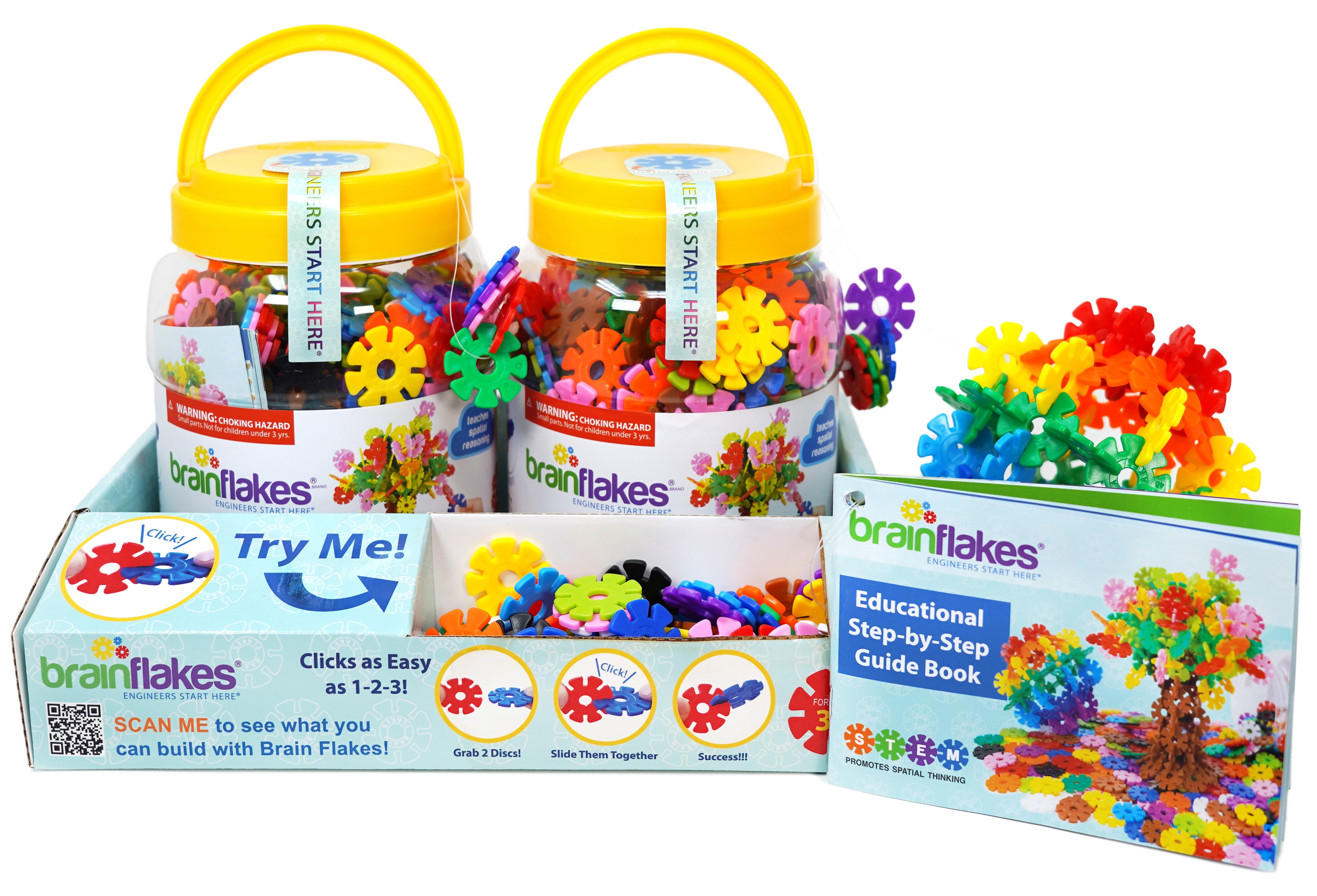 Bundle | 2 x 500 pc Brain Flakes Jar + Display | Save 10% – Wholesale ...