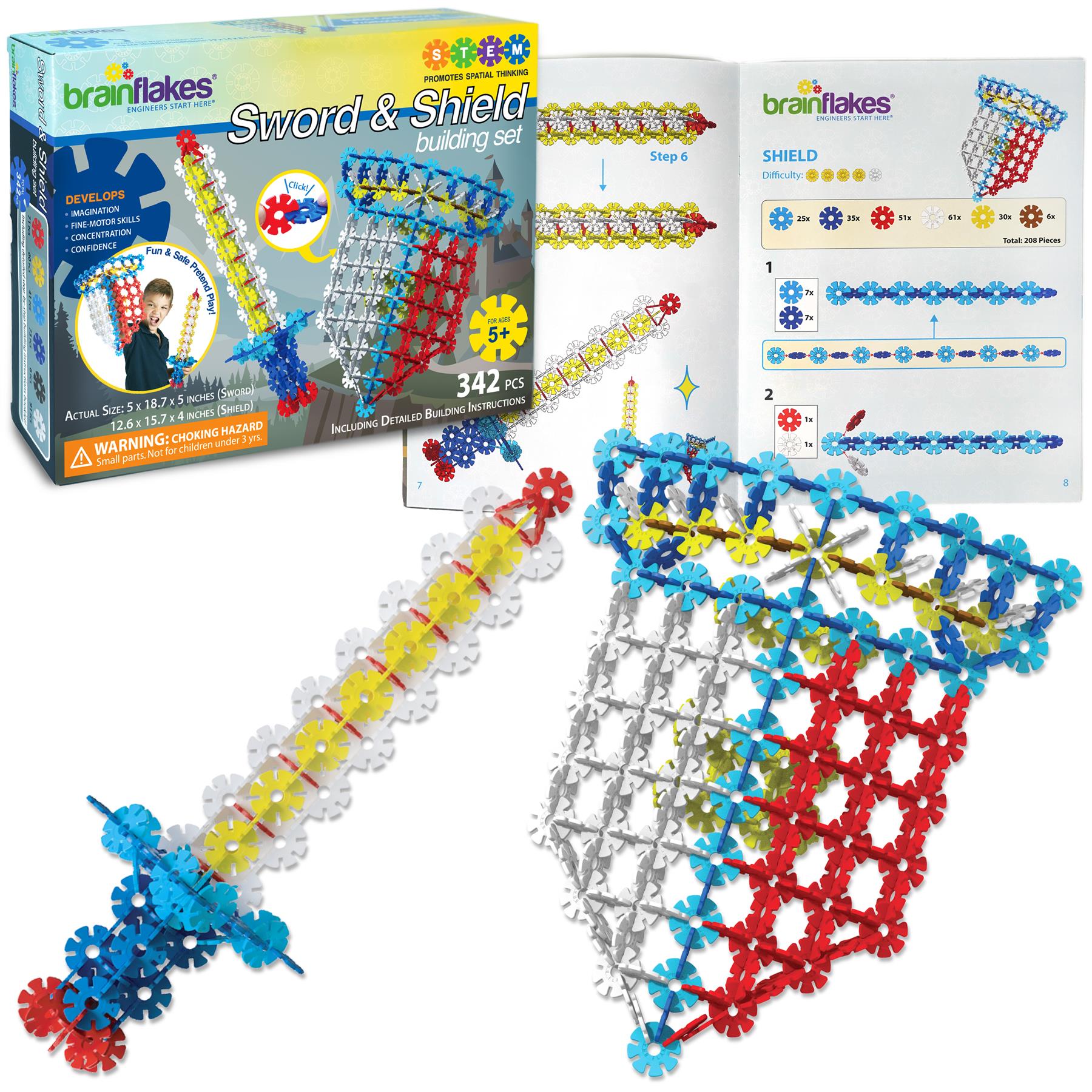 Brain Flakes Sword & Shield Building Set with Detailed Step by Step In ...